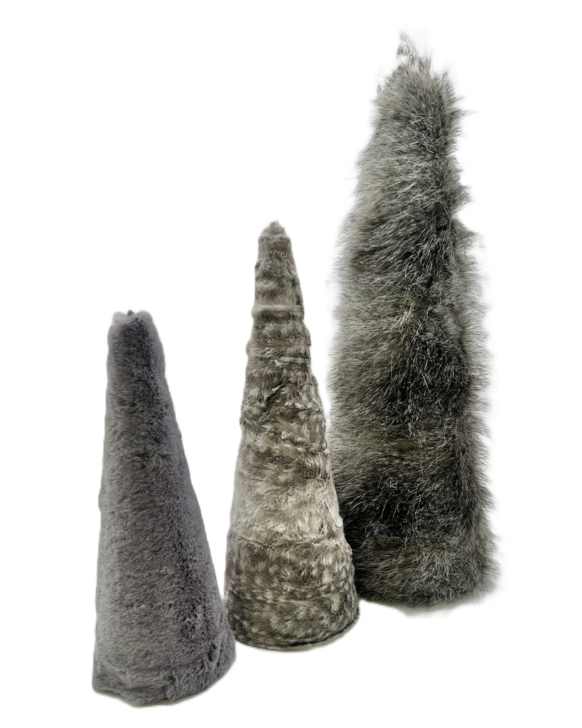 Faux Fur Tree - Medium, Alloy Fur – Sherri's Designs