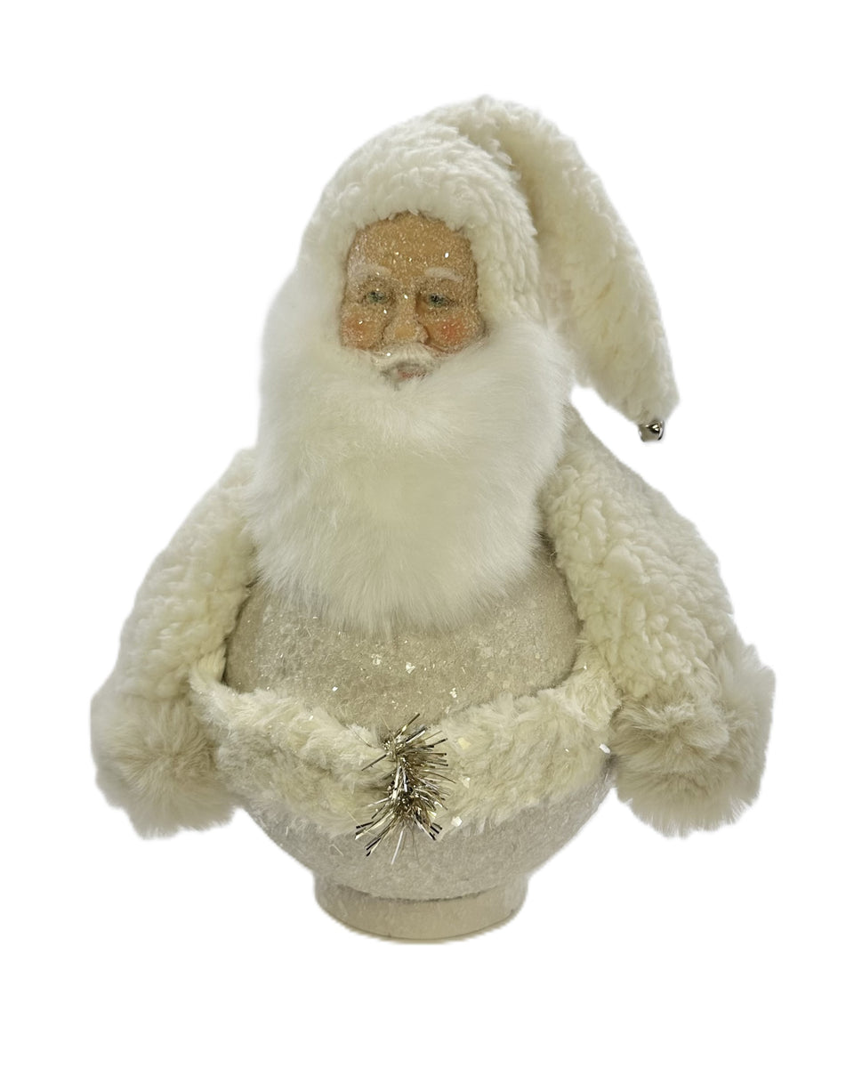 Roly Poly Santa - Dove – Sherri's Designs